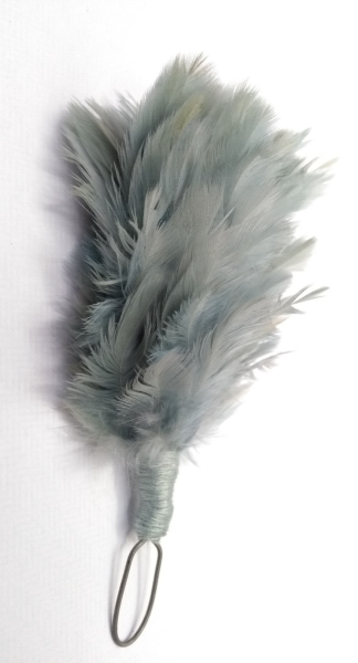 6 Scots hackle duck egg blue